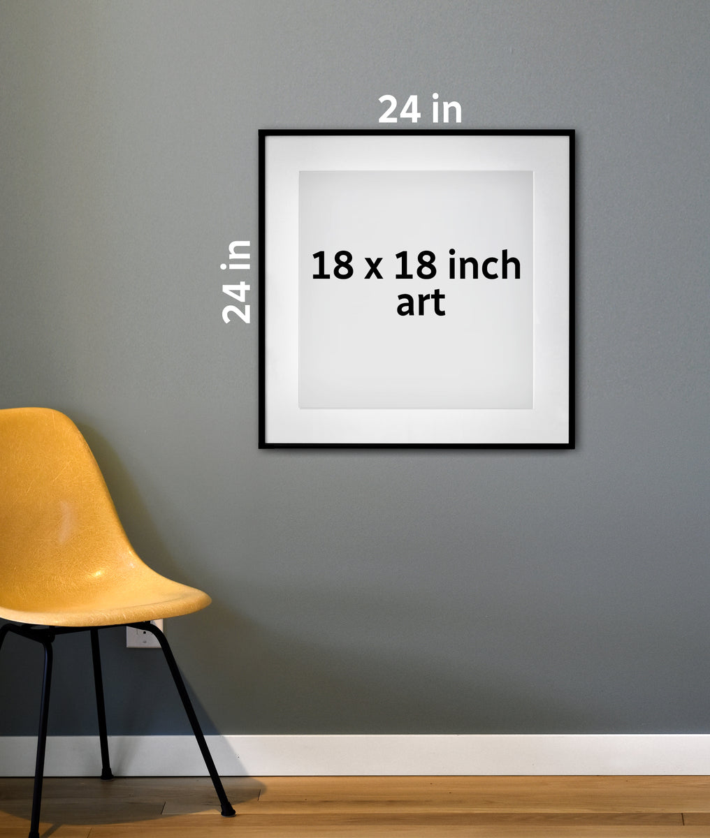 24 X 24 INCH FRAME AND MATTING Eric Ouimet Studio 24 X 24 INCH FRAME AND MATTING Eric Ouimet Studio
